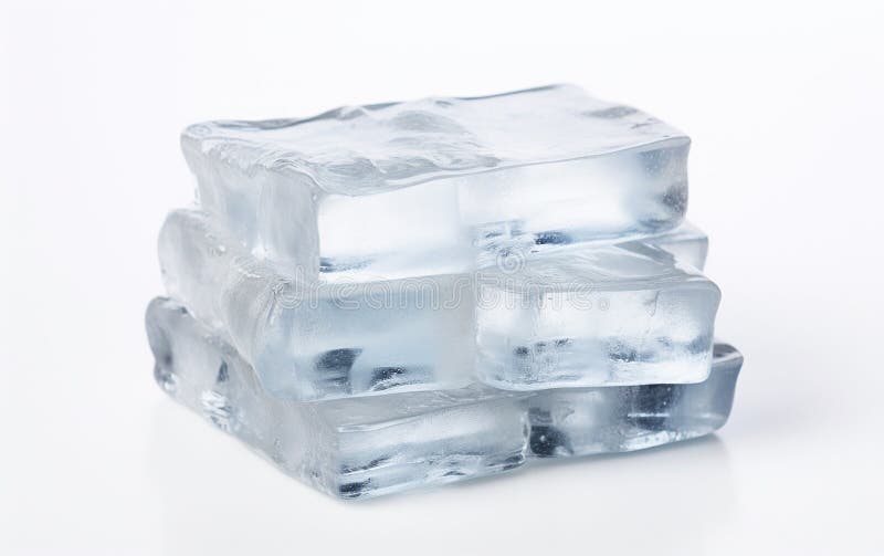 Real Image Ice Pack on White Background Stock Illustration ...