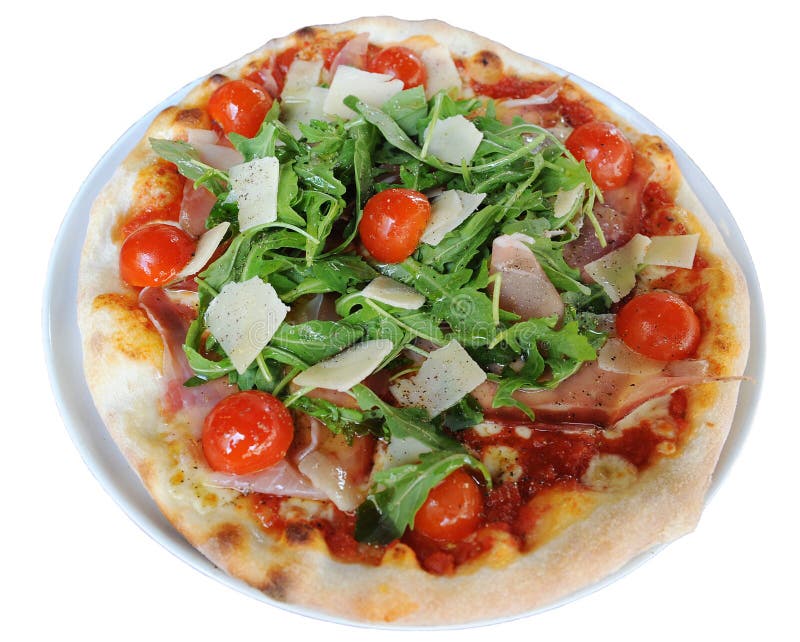 Real italian pizza stock photo. Image of italian, ruccola - 15853998