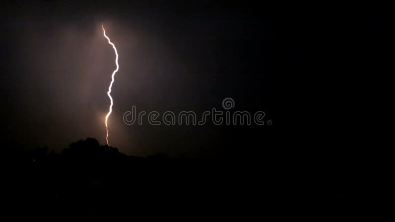 Real Lightning on the Sky stock video. Video of cloud - 157836421
