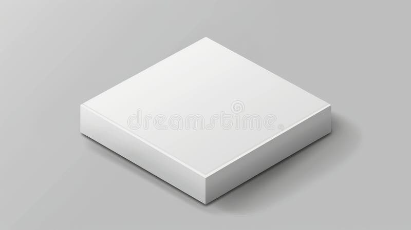 A Real-looking White Package Box for Software, Electronic Devices, and ...