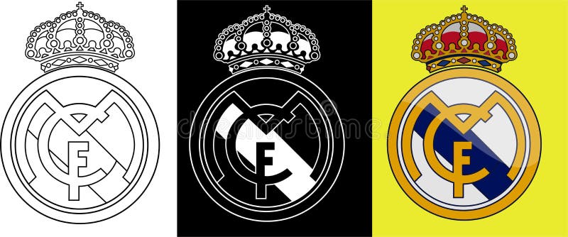 Real Madrid Logo editorial stock image. Illustration of internet ...