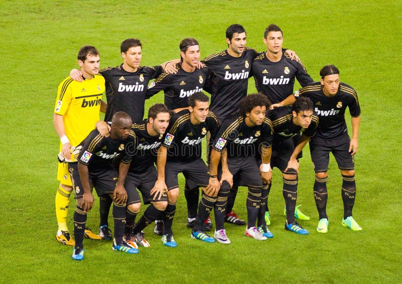 Real Madrid players editorial image. Image of europe - 21422135