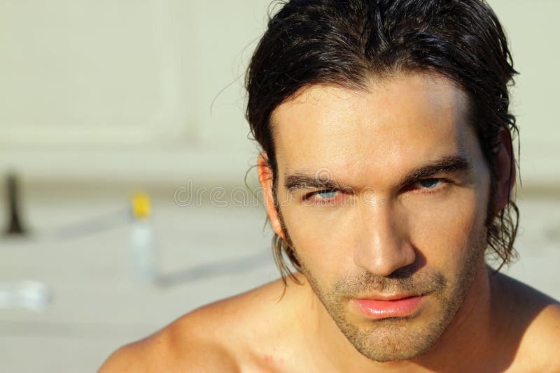 Real man stock image. Image of face, classic, expression - 20507047