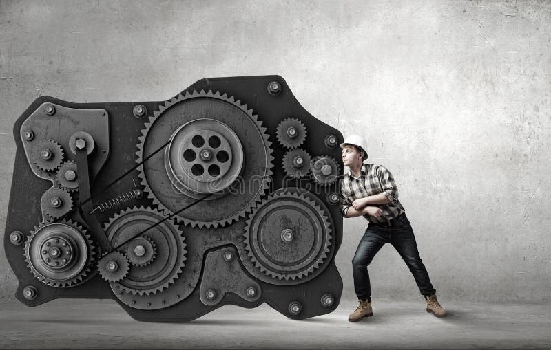 Real man work stock photo. Image of mechanism, service - 56481344