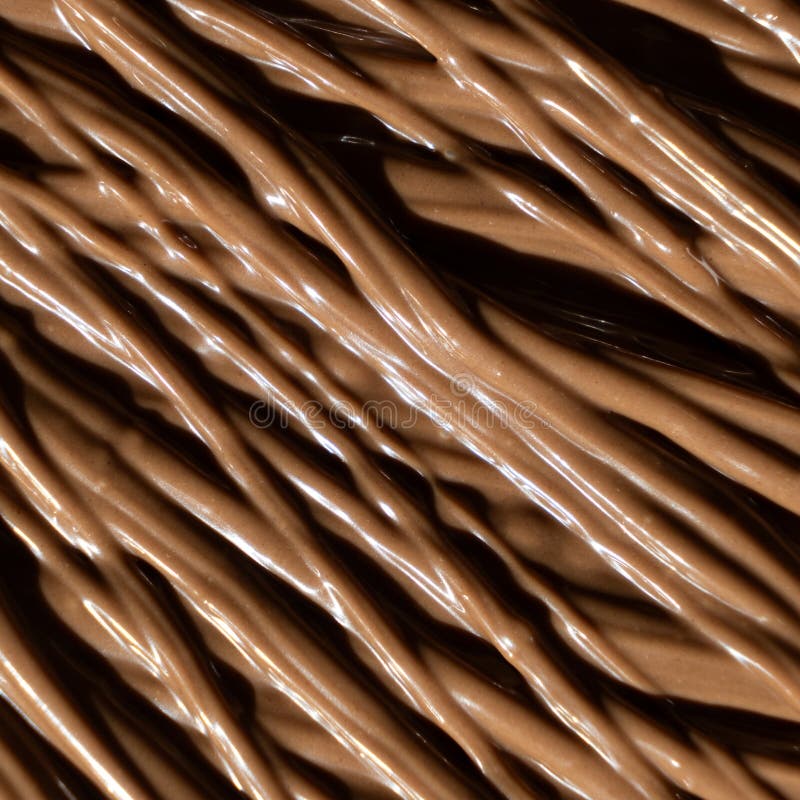 Real Melted Milk Chocolate Top View, Chocolate Texture. Stock Photo ...
