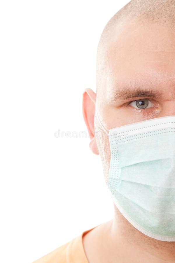 Real men in surgical mask stock image. Image of real - 30743793