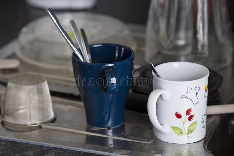 A real messy kitchen stock photo. Image of home, appliances - 152096698