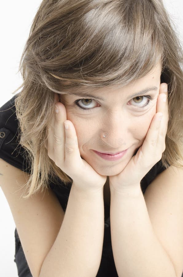 Real Middle Aged Pretty Woman Stock Image - Image of adult, aged: 34660165