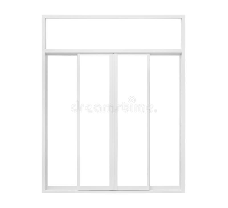 Real Modern House Window Frame Isolated on White Stock Photo - Image of ...