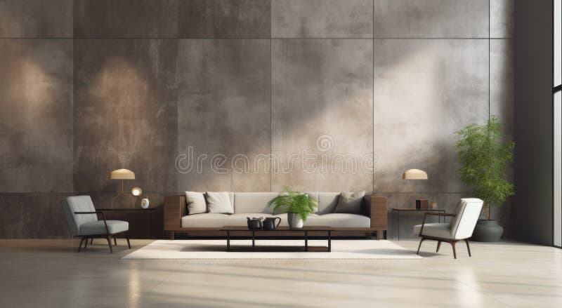 Real Modern Office Lobby with an Open Plan Stock Photo - Image of style ...