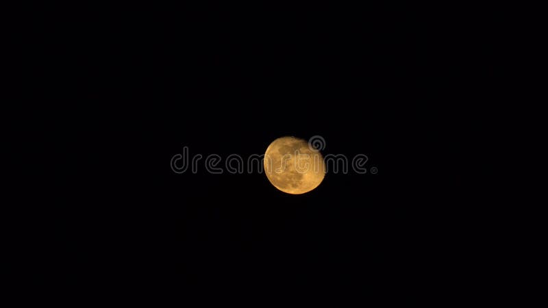 Real Moon at Largest Also Known As Super Moon. Stock Video - Video of ...