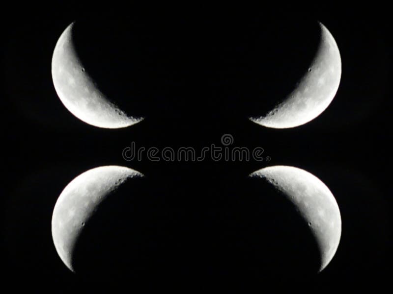 Real Moon Closeup Photograph. Earth S Satellite Stock Image - Image of ...