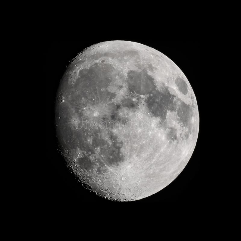 Full Moon, High Resolution Image, Shot with 800m Lens Stock Image ...
