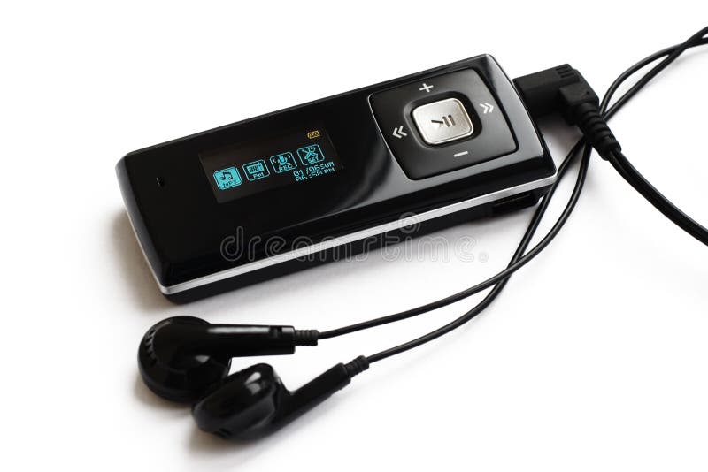 Mp3 player stock photo. Image of experience, record, noise - 4594174