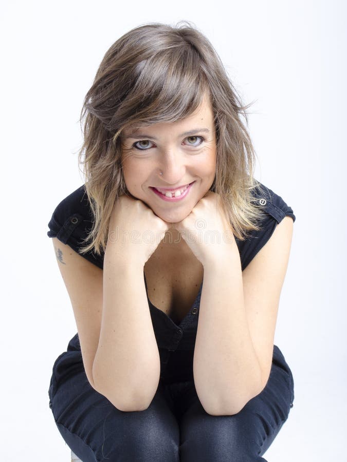 Real nice young woman stock image. Image of joyful, copyspace - 34661759