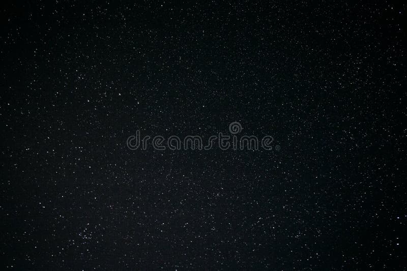 Real Night Sky Stars Background. Starry Night Sky with Stars. Natural ...