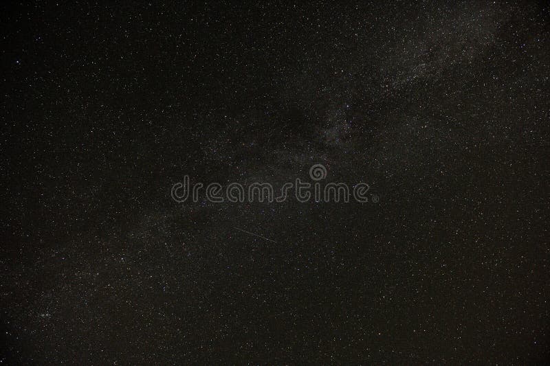 Real Night Sky with Stars and Satellites Stock Image - Image of ...