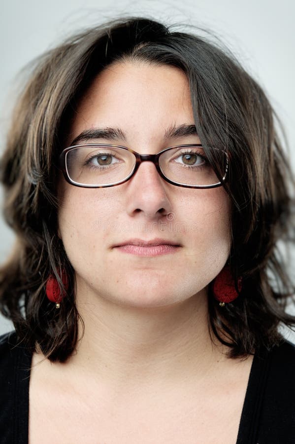 Real Normal Person Portrait Stock Photo - Image of stare, real: 22299722