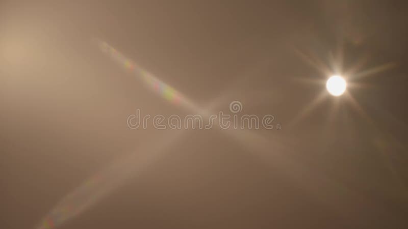 Real Optical Lens Flare on Black Background Stock Video - Video of ...