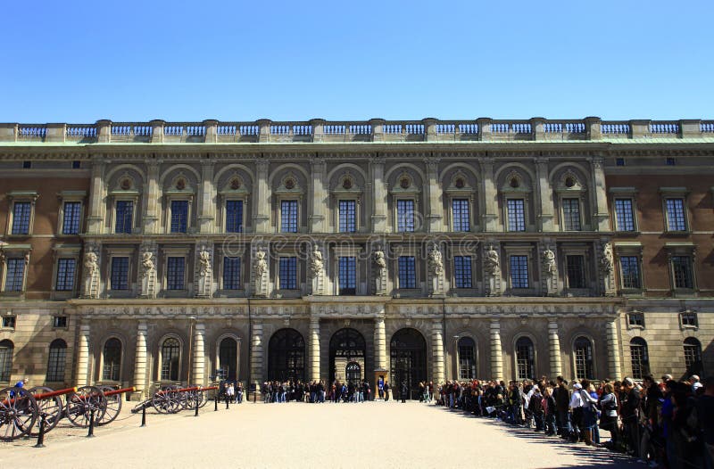 Real Palace, Stockholm, Sweden Editorial Photography - Image of royal ...