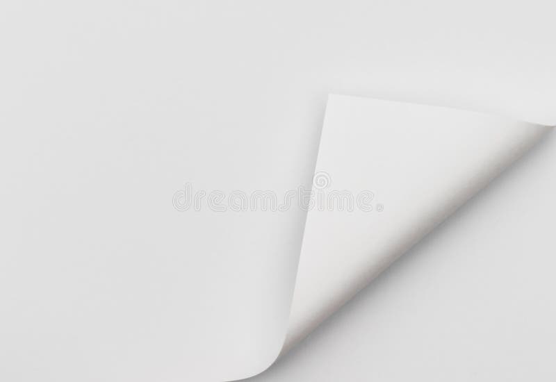 Real Paper Corner Fold. stock image. Image of note, paper - 70295479
