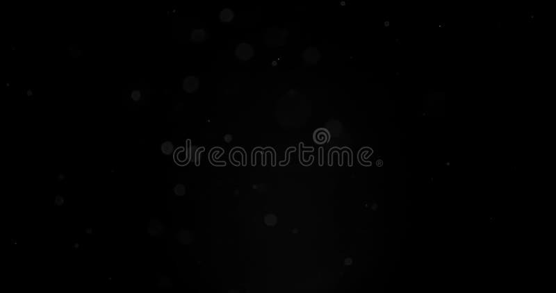 Particles Dust Cloud Isolated Black Background. Stock Video - Video of ...