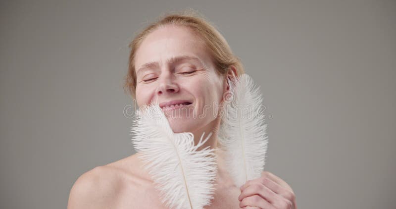 Real People Concept Of Age Beauty Health And Dry Skin Care