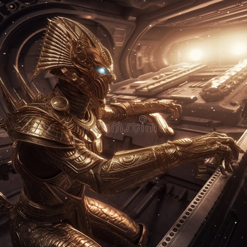 Pharaohs Aliens Stock Illustrations – 88 Pharaohs Aliens Stock ...