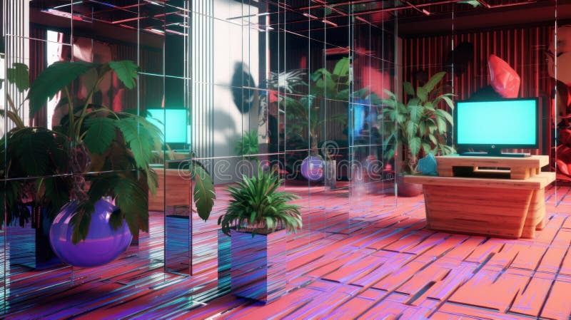 A Real Photo Showing a Combination of a Desktop Arrangement ...