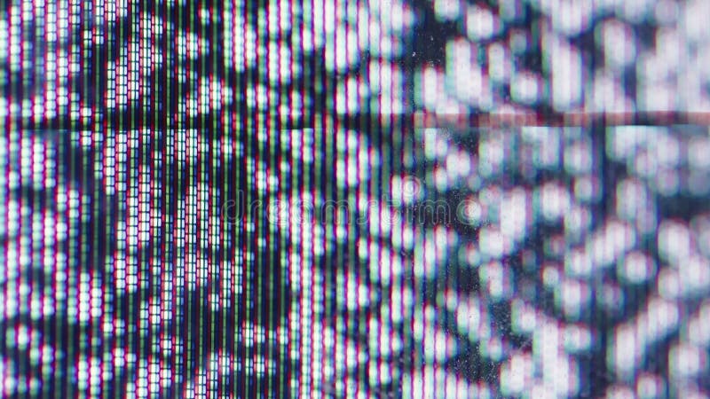 Real Pixel Vintage Noise Television Stock Footage - Video of realistic ...