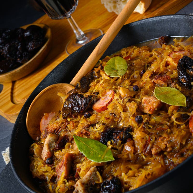 Real Polish `Bigos,`after an Old Recipe with Dried Plums and Wine Stock ...