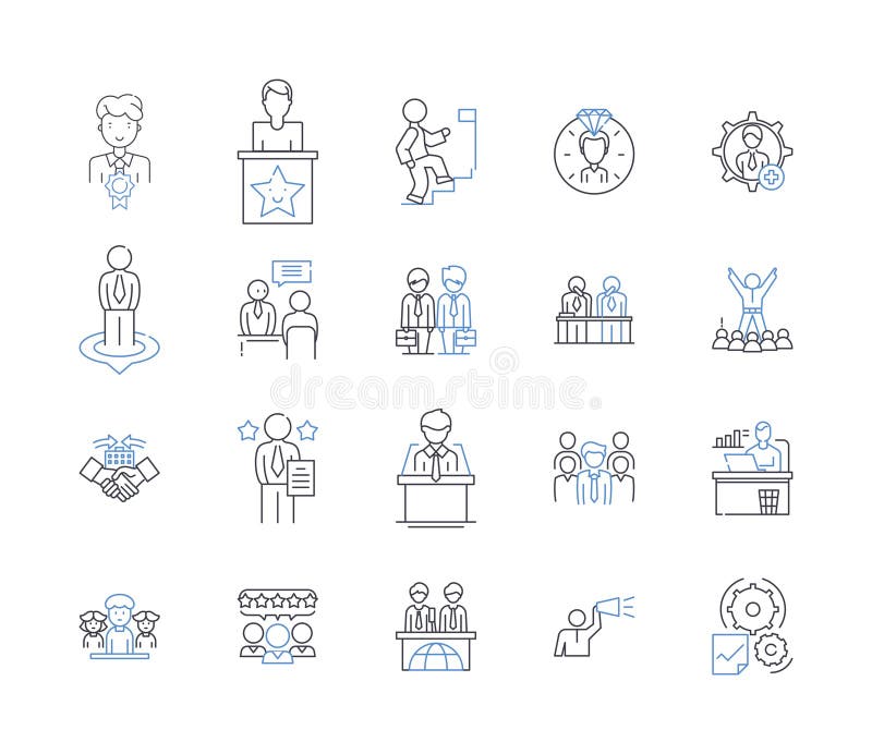 Real Property Tech Line Icons Collection. PropTech, Automation ...