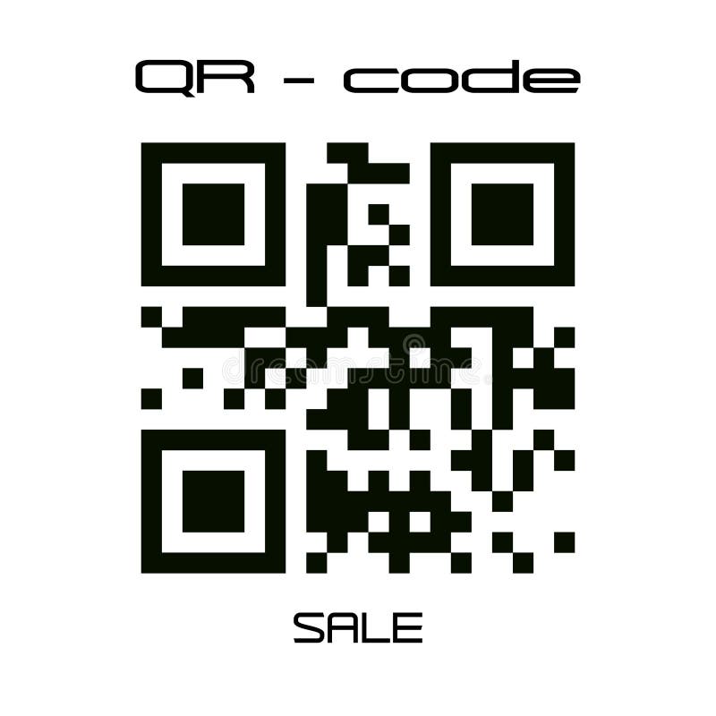 Real QR Code Sale - SALE. Logo, Sticker for a Store, Website, or App ...