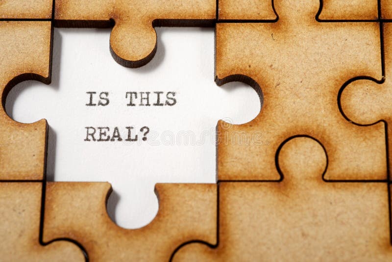 Is this Real Question Phrase Stock Image - Image of text, tale: 321638159