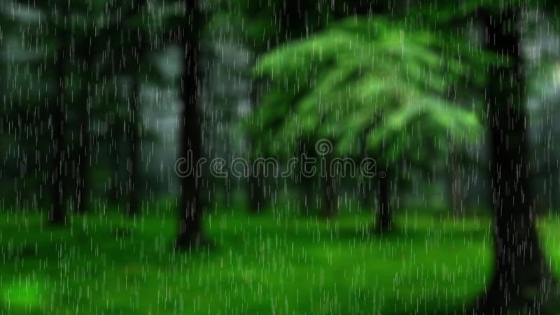 Real Rain Natural Drops Falling or Snow 4K Alpha Channel Footage. Heavy ...