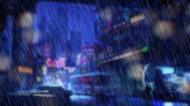 Real Rain Natural Drops Falling or Snow 4K Alpha Channel Footage. Heavy ...