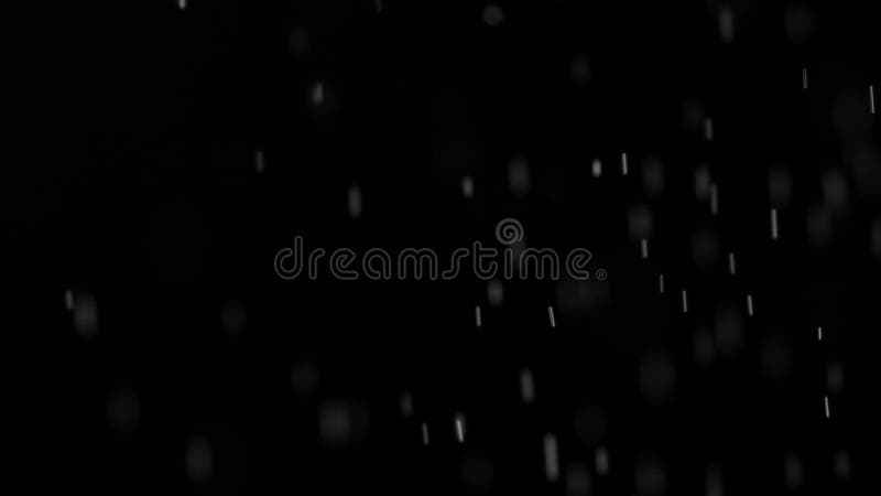 Real Rain Drops Falling or Snow 4K Alpha Channel Footage. Heavy Rain ...