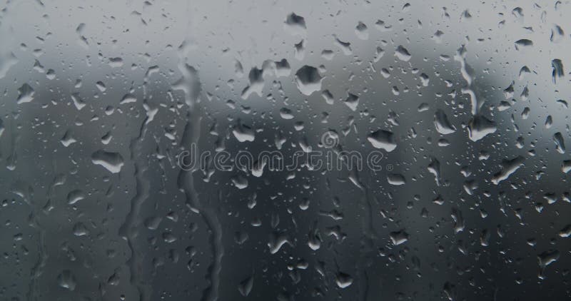 Real Rain Natural Drops Falling or Snow 4K Alpha Channel Footage. Heavy ...