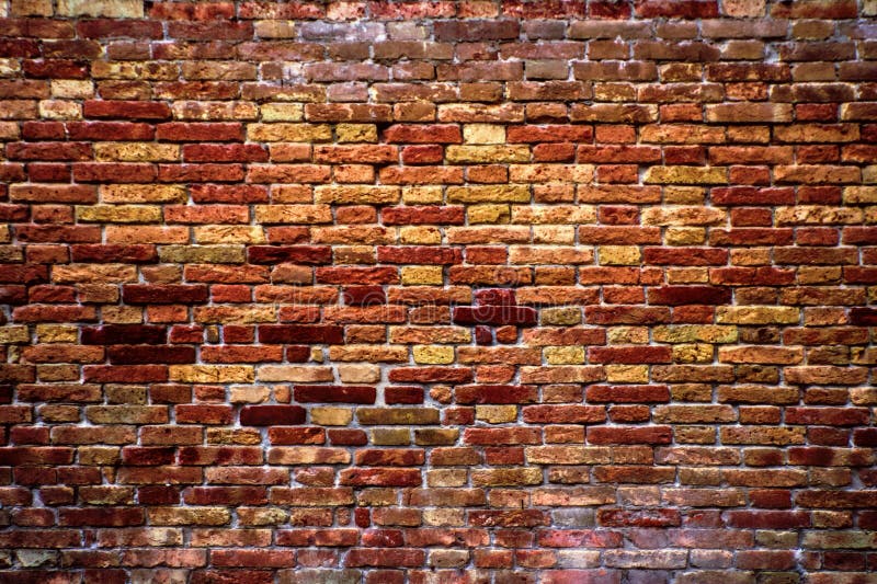 Real Red Bricks Wall Pattern Stock Image - Image of brown, brickwork ...