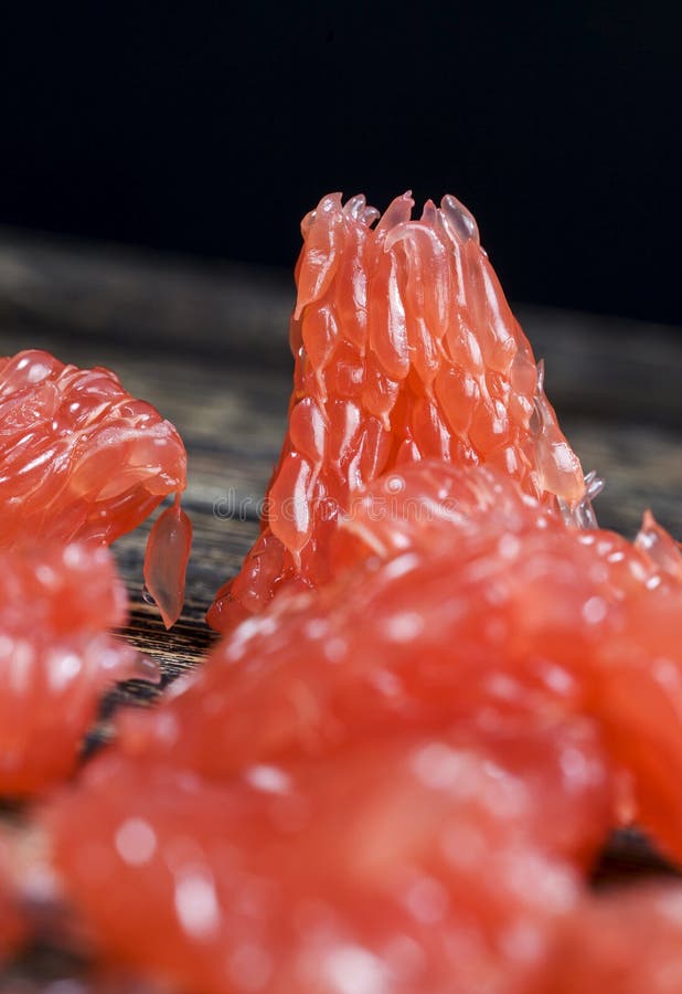 Real red grapefrui stock image. Image of counter, eating - 223250137