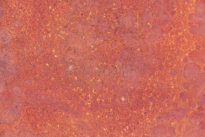 Real Sheet Metal Texture with Orange Rust All Over the Surface. Factory ...