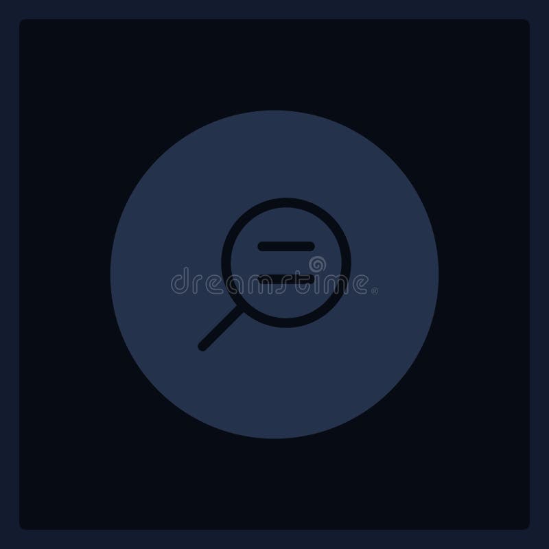 Real Size Zoom Button UI Element Template Stock Vector - Illustration ...