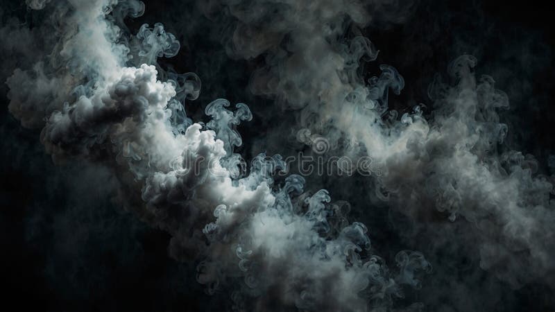 Real Smoke Exploding Outwards with Center Space. Stock Image - Image of ...