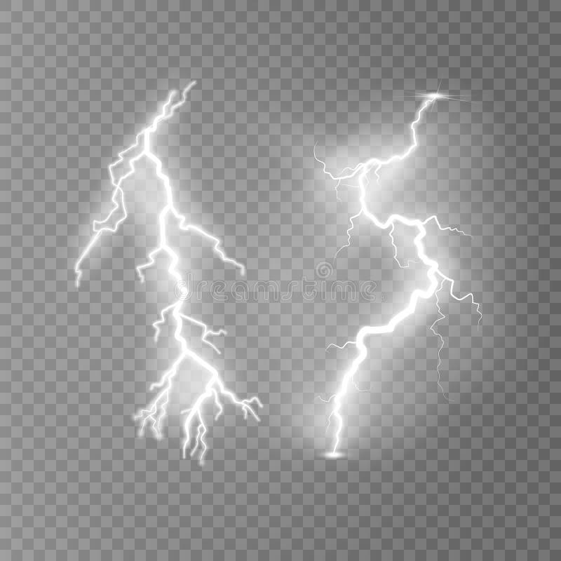 Real sparkling lightning stock illustration. Illustration of effect ...