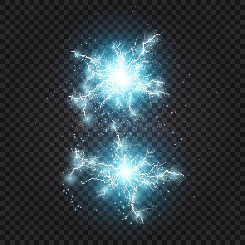 Real sparkling lightning stock vector. Illustration of bolt - 161904972