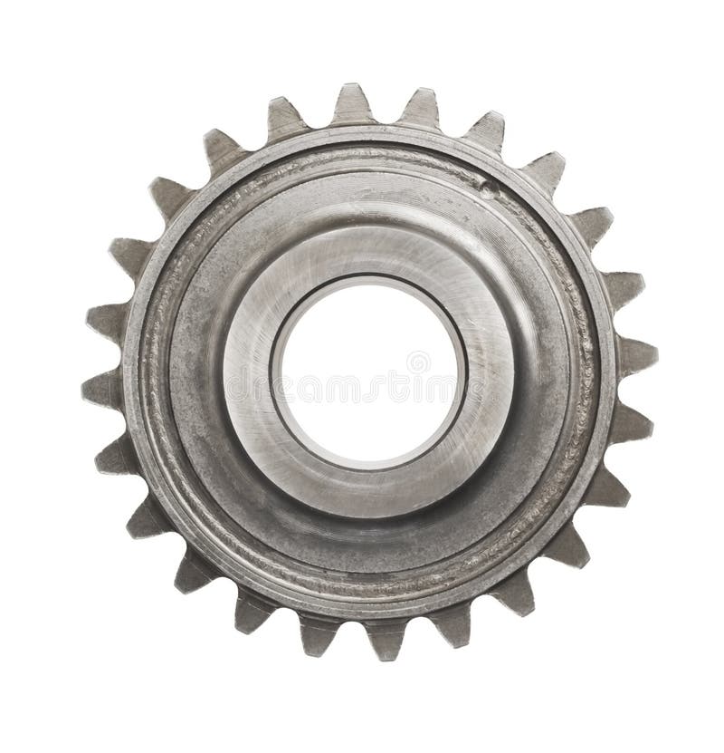 Real stainless steel gears stock photo. Image of compression - 33727000