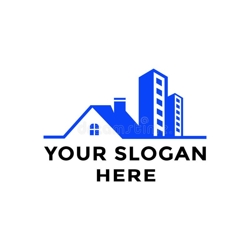 Real State Logo Design Brand Identity Vector Stock Vector ...