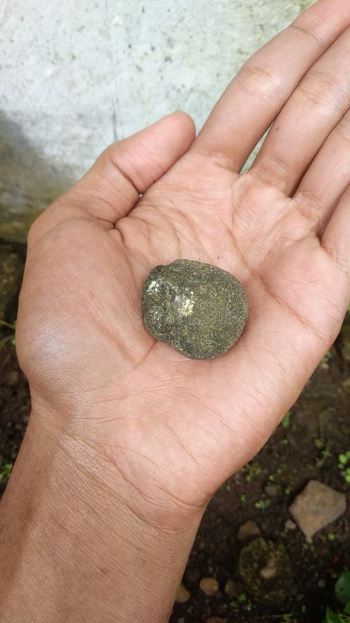 Real stone in hand photo stock photo. Image of organ - 260099806