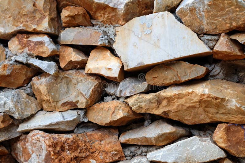 Real Stone Wall Texture Background Stacked Layers Stock Image - Image ...