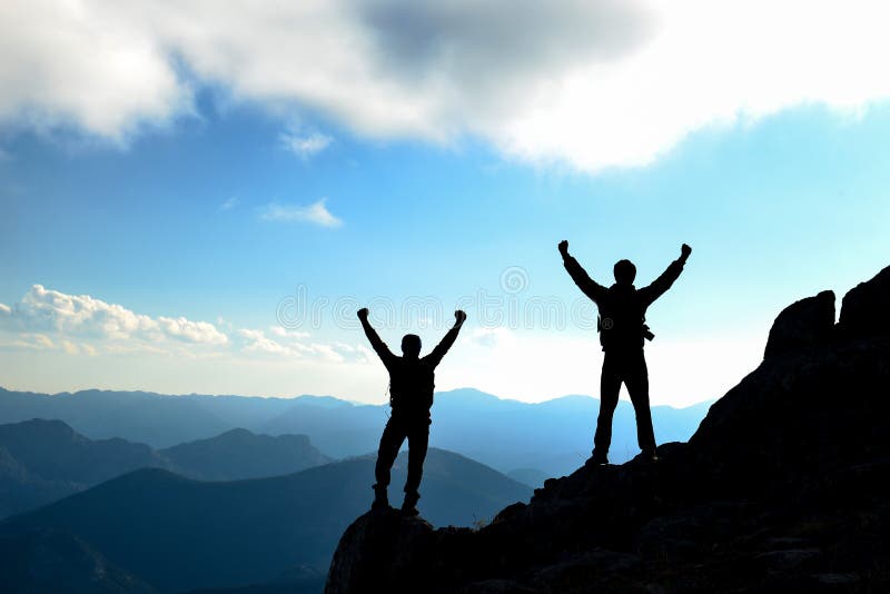 Real Success Story and Success Happiness Stock Photo - Image of highest ...